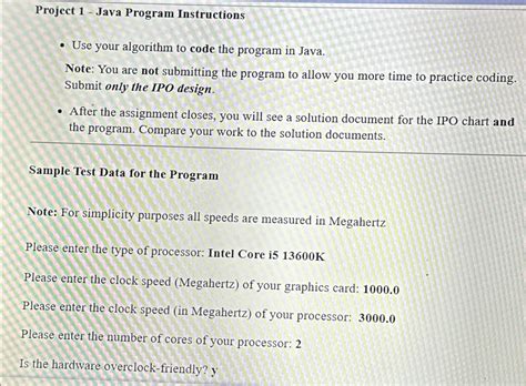 Solved Project Part 1 Program Specifications Chapter 2you