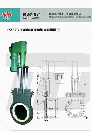 电液动薄型陶瓷闸阀供应商无锡阿姆利流体控制设备有限公司 PZ273TC 厂家价格188元 台 陶瓷阀 无锡阿姆利流体设备有限公司 中国泵阀网
