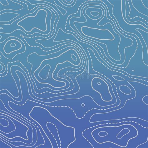 Topographic Map Background Grid Map Abstract Vector Illustration Stock Illustration