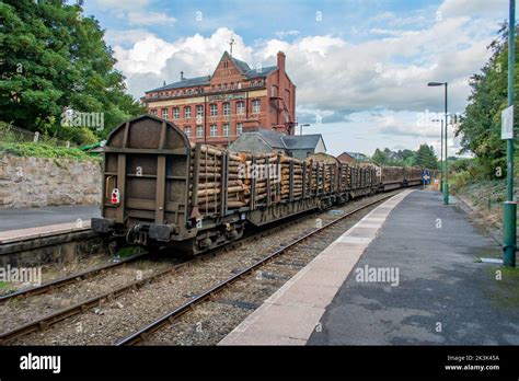 This Is The Log Train From Aberystwyth To Kronospan In Chirk After Successful Trails Of