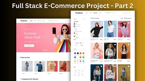 02 Add Routing Full Stack E Commerce Project React Router Dom Youtube