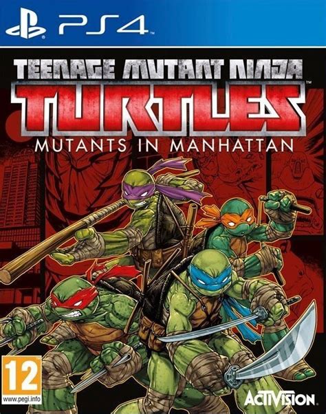 Купить Игру Teenage Mutant Ninja Turtles: Mutants in Manhattan для PS4