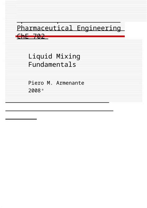 PPT Liquid Mixing Fundamentals DOKUMEN TIPS