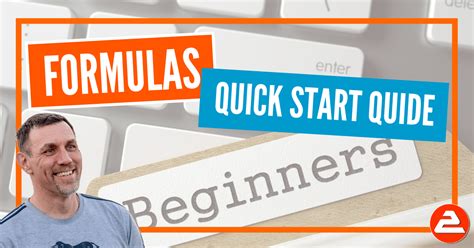 Formulas Quick Start Part Of How To Get Started With Excel Formulas Today