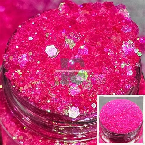 Neon Pink Glitter Hot Pink Glitter And A Lot Of It Someone Please