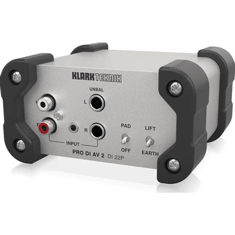 Klark Teknik DI 22P Passive Stereo DI Box - Cannon Sound And Light