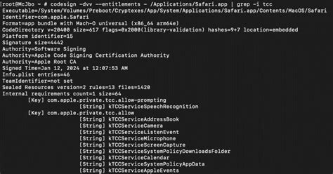 Macos Hm Surf Flaw In Tcc Allows Bypass Safari Privacy Settings Data Privacy And Security