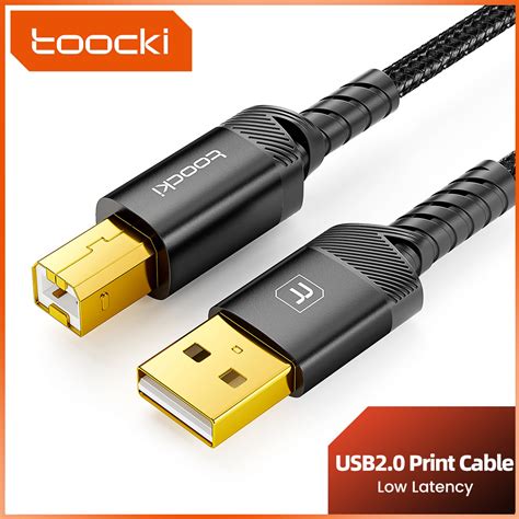 Toocki Usb20 Printer Cable Usb To Type B High Speed Printer Cable Type