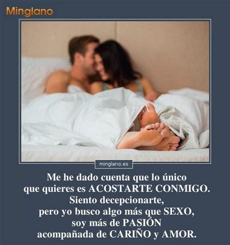 FRASES para un HOMBRE que sólo quiere ACOSTARSE CONMIGO