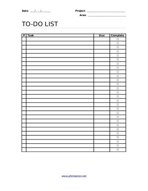 Simple To Do List Philnewton Net
