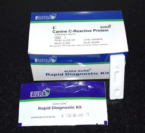 Aura Sure Canine C Reactive Protein Rapid Test At ₹ 300kit In