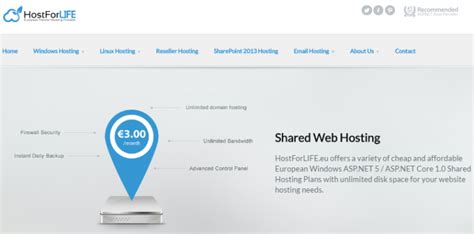 best cheap asp hosting comparison hostforlife eu vs