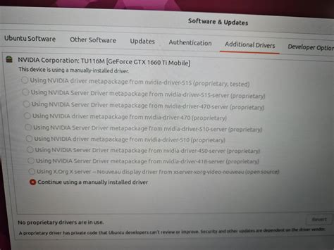 Unbuntu 2204 Nvidia Drivers Not Istalled Ask Ubuntu