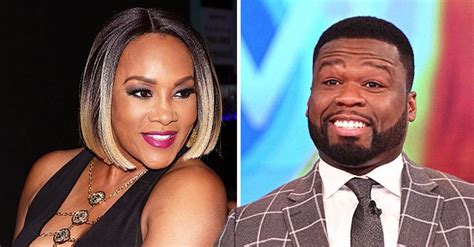 50 Cents Ex Vivica A Fox Flaunts Her Slim Waist Posing In Faux Leather