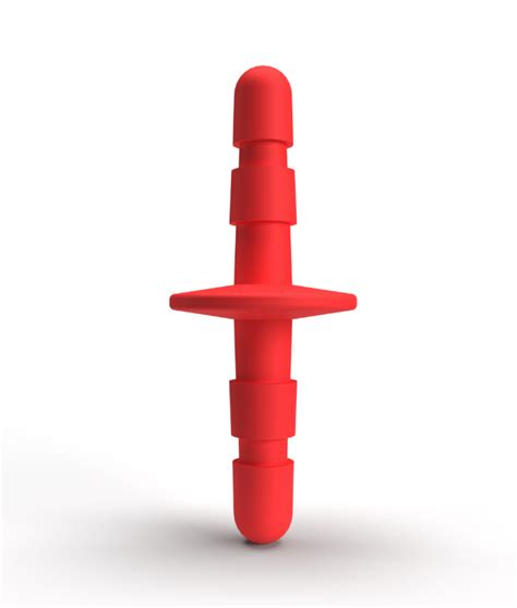Hung System Double Plug Red Hung System Analtoys Steeltoyz