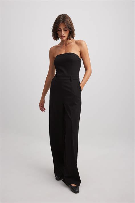Bandeau Jumpsuit Black Na Kd