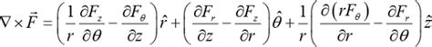 Definition Of Divergence Gradient And Curl In Cylindrical Coordinates