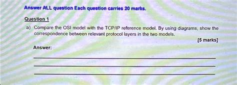 Draw Diagram Creative Answer All Question Each Question Carries 20