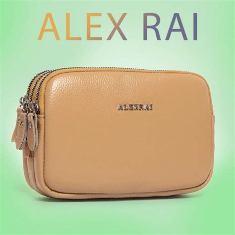 Жіноча сумочка клатч Alex Rai з мякої натуральної шкіри з трьома