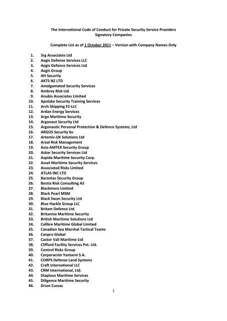 SECURITY GUARDS CODE OF CONDUCT Philippine Security Guard 48 OFF