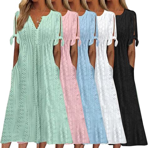 Women Sexy Lace Boho Long Maxi Dress Ladies Summer Beach Holiday Party