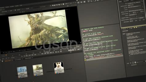 在NUKE 里开发Python工具视频教程 影视动画素材网