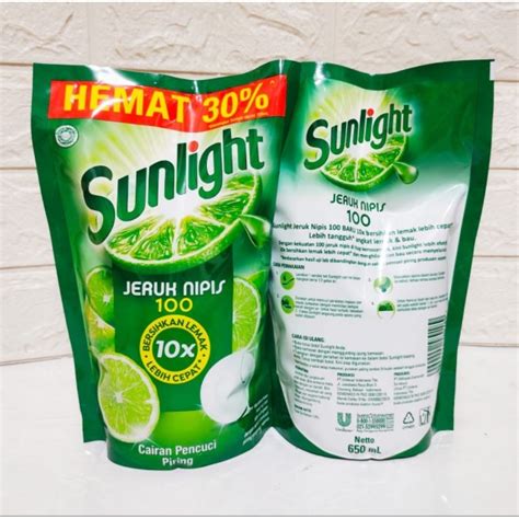 Jual SUNLIGHT Cuci Piring Jeruk Nipis ML Shopee Indonesia