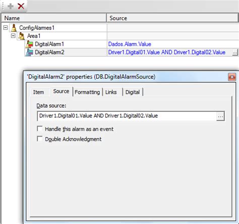 KB Activating A Digital Alarm According To Values In Two Tags Elipse Knowledgebase
