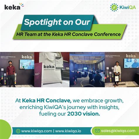Kiwiqa Services On Linkedin Kiwiqa2030 Hrconclave Teamsuccess