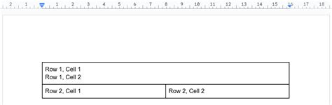 Error When Merging Table Cells In Google Doc Using App Script Stack