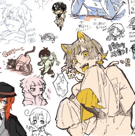 「野良フリー絵チャにクソお邪魔してました、下と左でいさぎくんとりんちゃんを描かれてる方がいて1人ボソボソ大興奮してました」微生物ﾀﾞの漫画