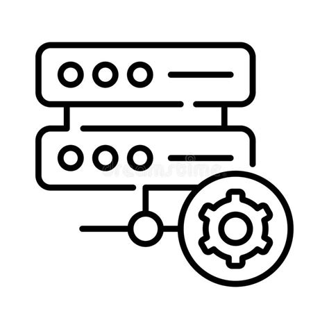 Check This Beautiful Designed Vector Of Server Setting Premium Icon