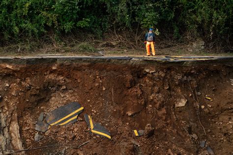 Aerial Views Of Asheville North Carolina Flooding Devastation After