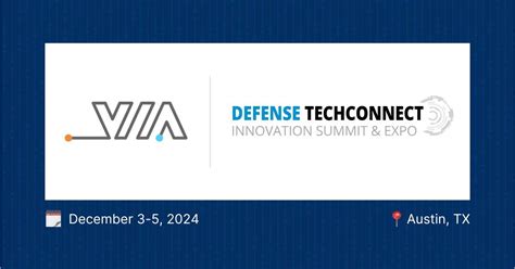 Defense Techconnect Selects Via For Poster Presentation At Upcoming