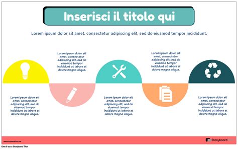 Infografica Del Diagramma Di Flusso 6 Storyboard