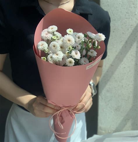 오늘의 꽃 미니 퐁퐁소국 배민 장보기∙쇼핑