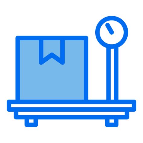 Scale Generic Blue Icon