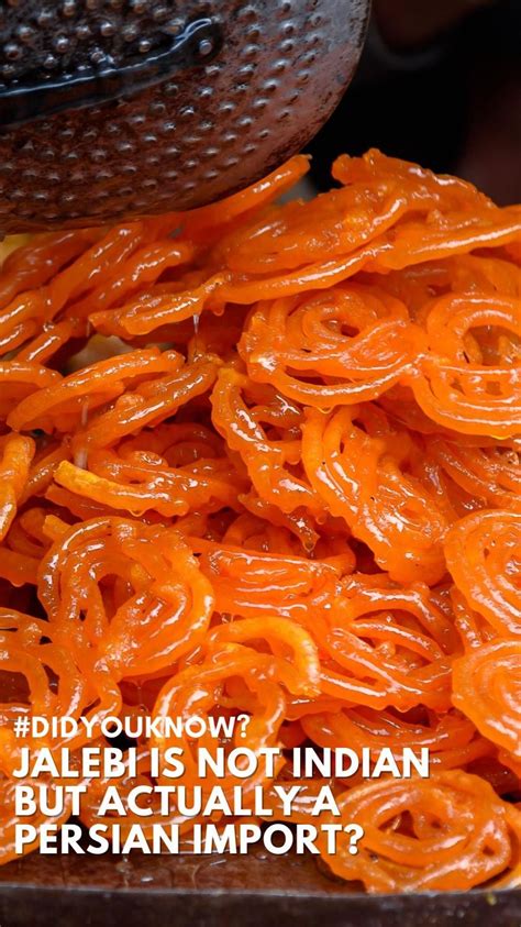 Jalebi Is Not Indian Jalebi Recipe Crispy Jalebi Dessert Recipes Chef