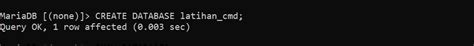 cara membuat dan menghapus database mysql belajarwithib