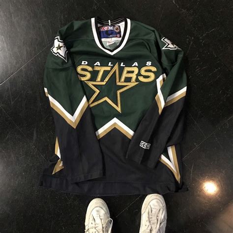 Vintage 90s Dallas Stars NHL Jersey CCM Ice Hockey Jersey Etsy Nhl