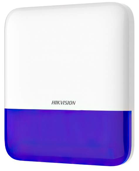 Сирена уличная Hikvision DS-PS1-E-WE Blue беспроводная ️ купить по цене ...