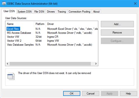 Ingres 112 Configure A Data Source Windows