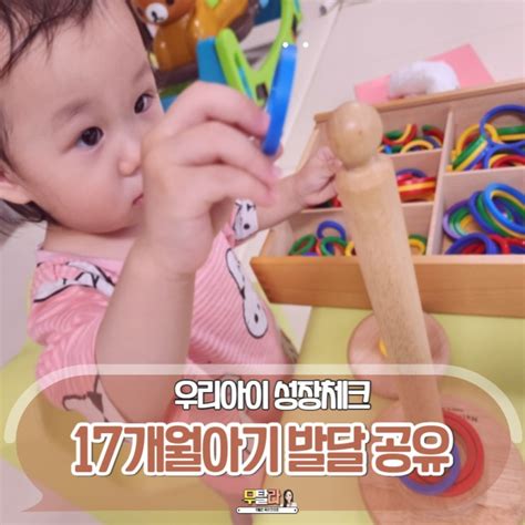 17개월아기발달 신체 언어 놀이 식단 일상 책육아 공유 네이버 블로그