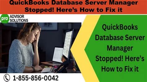 Ppt Quickbooks Database Server Manager Stopped Heres How To Fix It