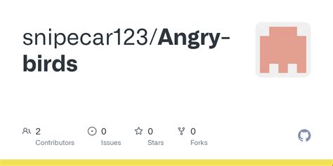 Github Snipecar Angry Birds