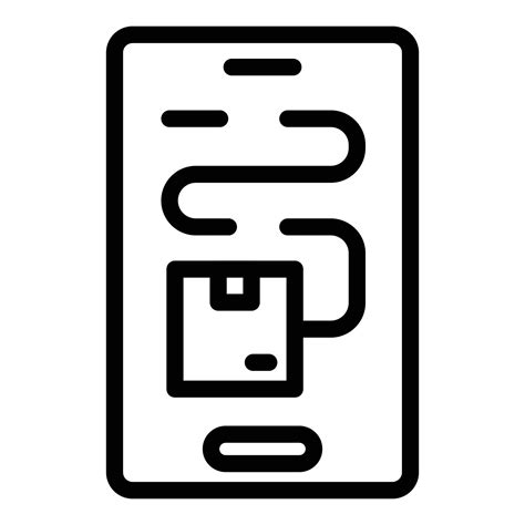 Parcel Tracking Icon Outline Vector Traffic Freight Vector Art At Vecteezy