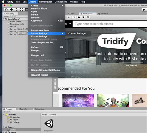 Standard Asset Package Import In Unity 2018 3 Game Development Stack