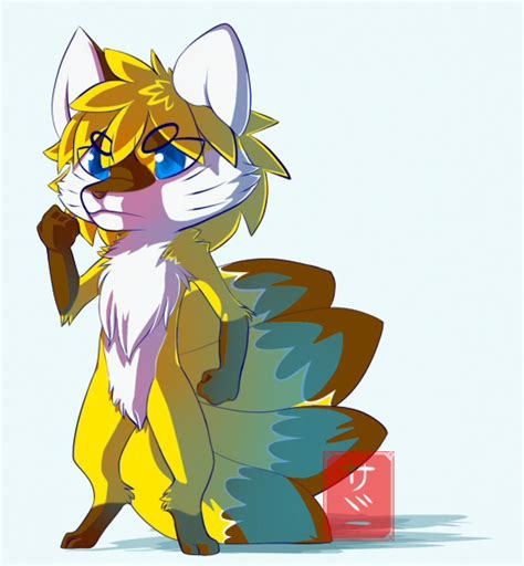 Four Tails Chibi Fox Naruto By Neoanais On Deviantart