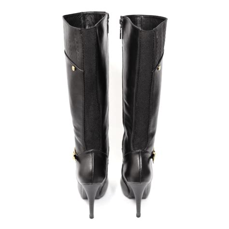 Botas Largas En Cuero Tacon Mujer 5 Lezly® Sitio Oficial Botas Y