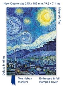 Vincent Van Gogh The Starry Night Quarto Journal Texas Bookman